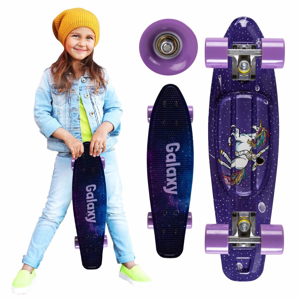 GALAXY skateboard unicorn | QKIDS